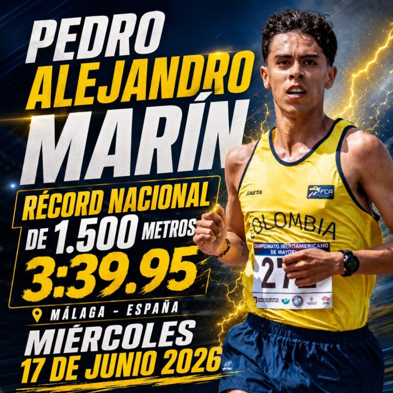 EL ATLETA PEDRO MARÍN IMPONE RÉCORD NACIONAL - Deporte Total